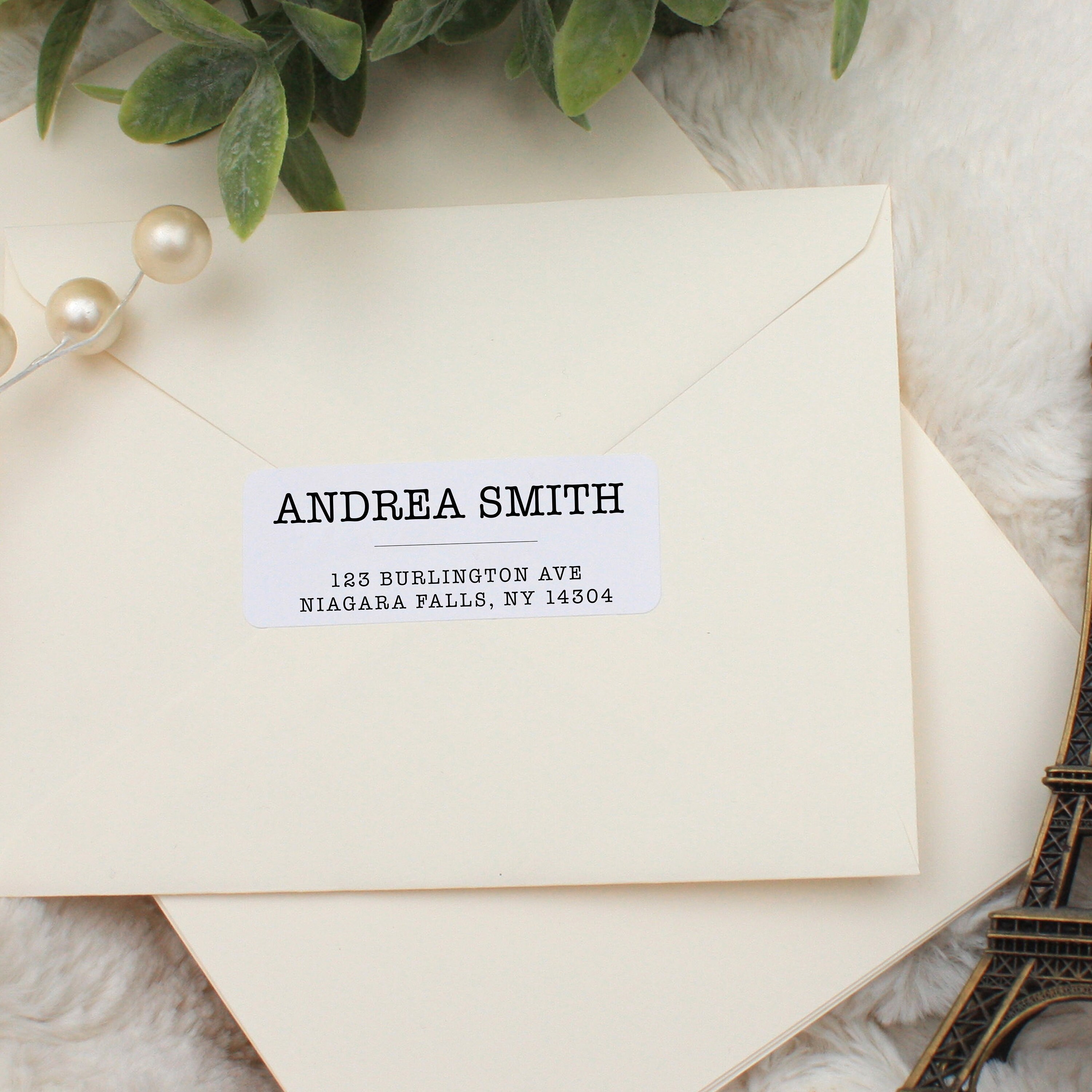 GUEST Address Labels Minimalist Labels Custom Address - Etsy
