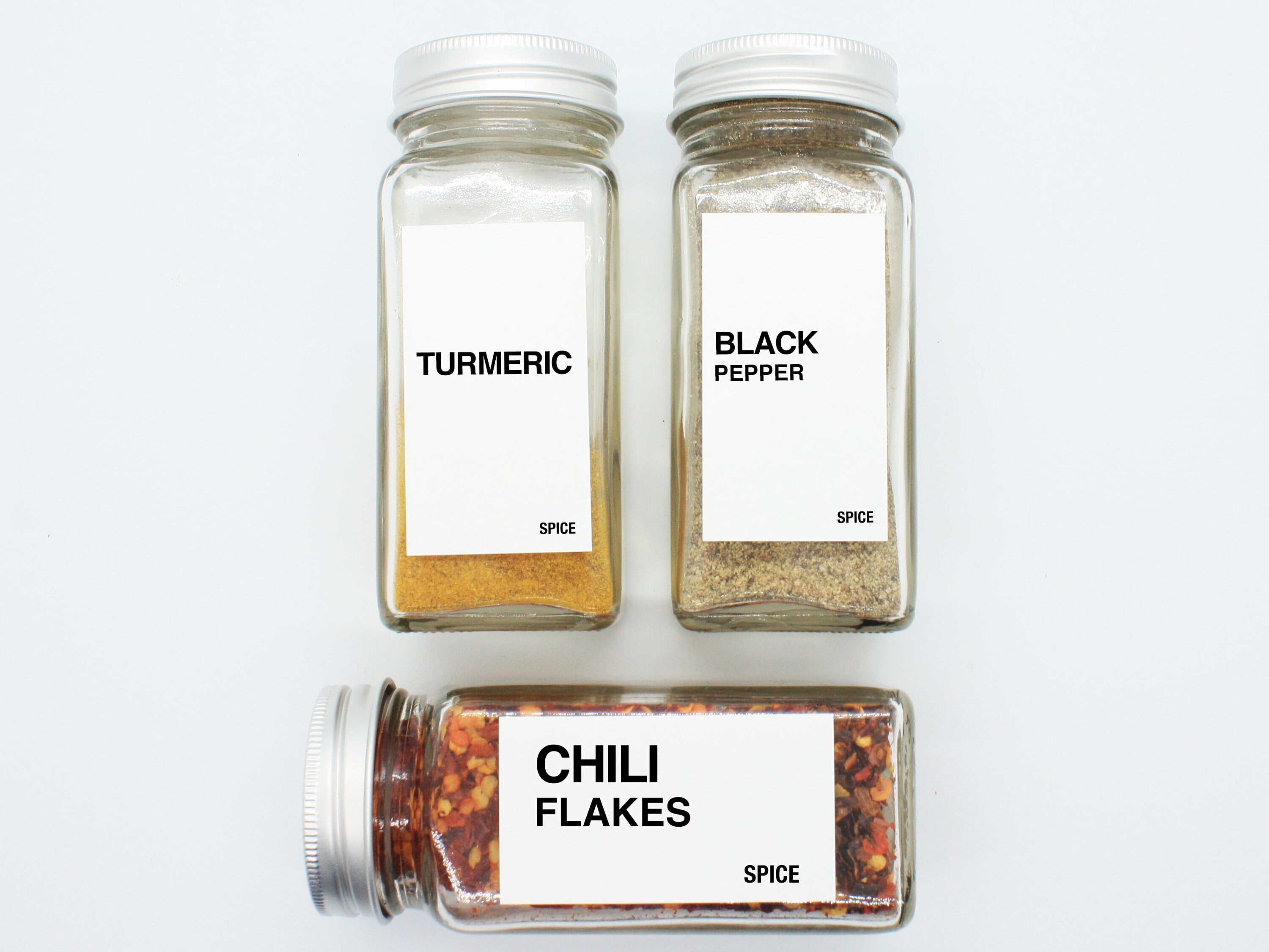 Minimalist Labels Bold Labels Spice Labels Spice Jar - Etsy
