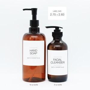 Minimalist Labels Home Labels Bathroom Labels Modern Labels Home ...