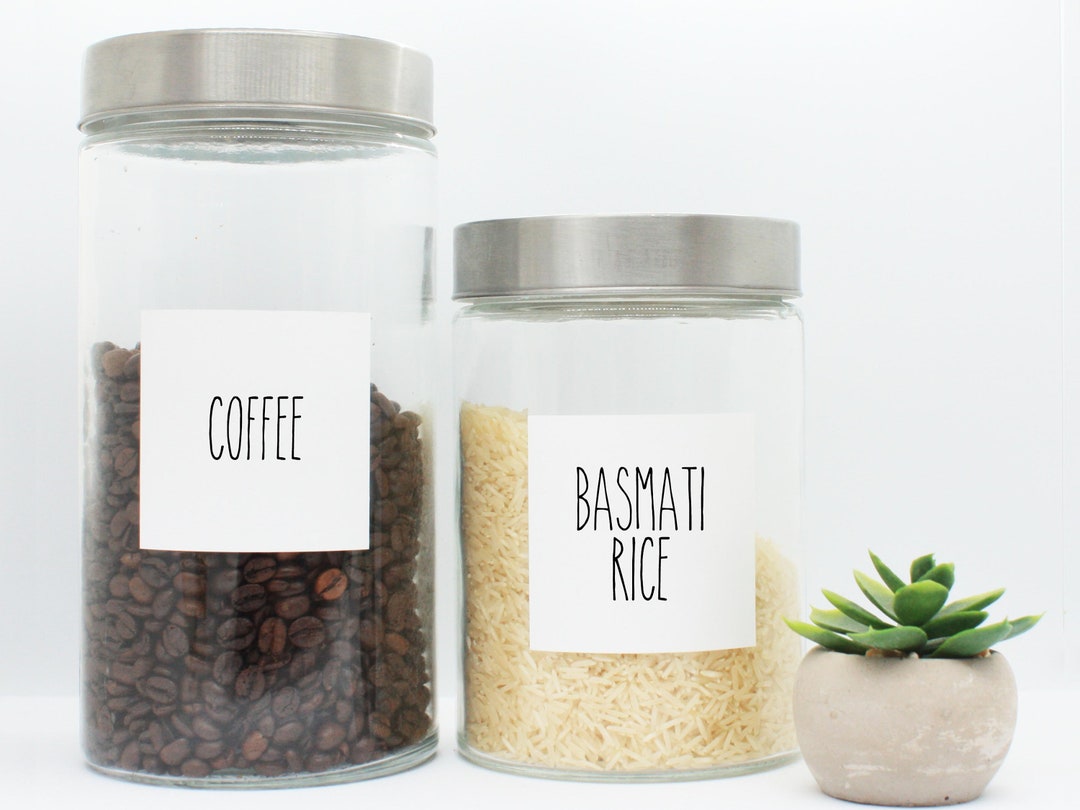 Minimalist Labels • Farmhouse Labels • Minimalist Pantry Labels ...