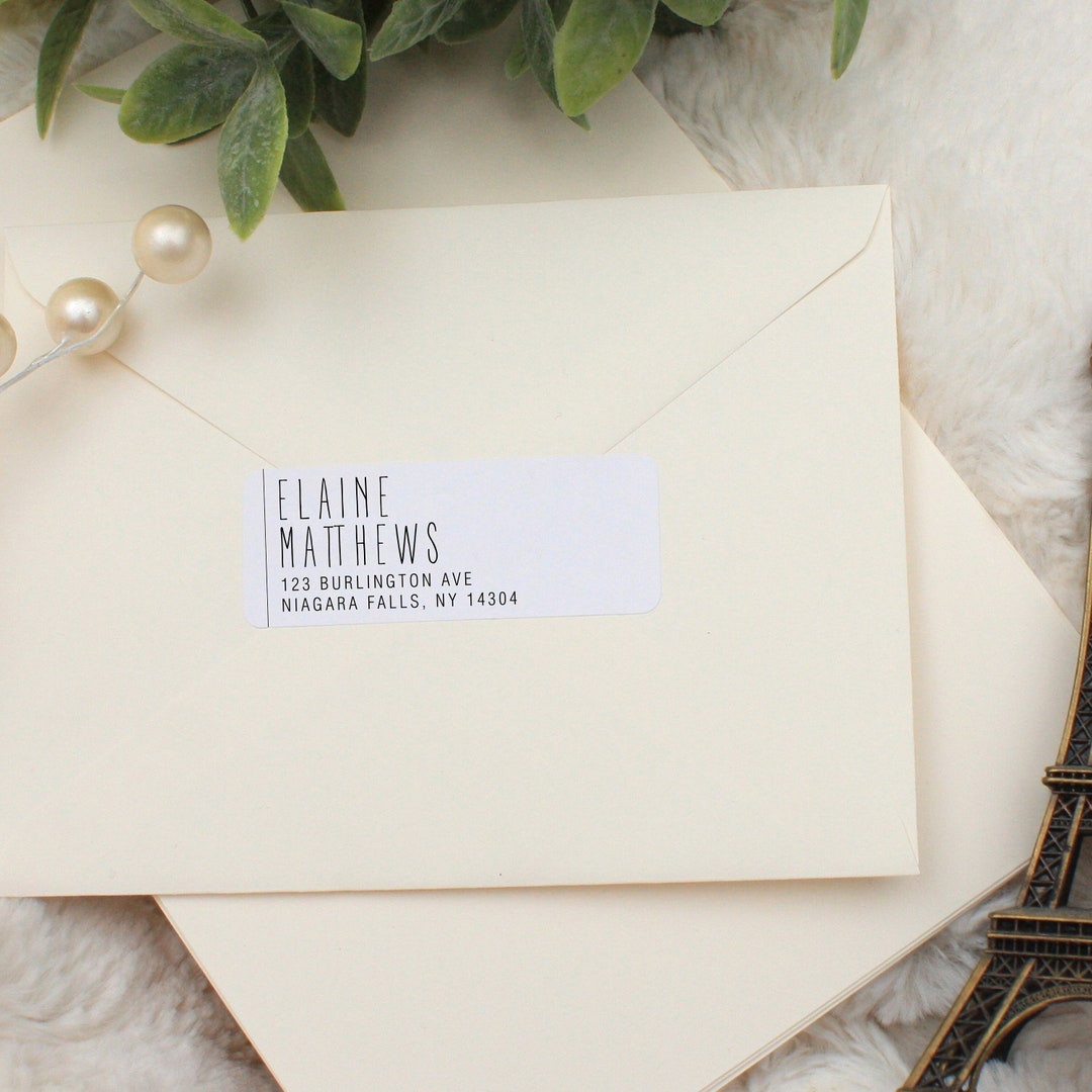 Quiet Corner • Minimalist Labels • Return Address Labels • Custom ...