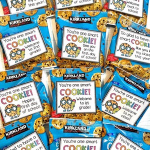 Smart Cookie Gift Tags: Back to School Treats (PDF Download) - Etsy