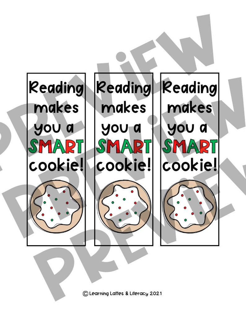 Christmas Bookmarks for Students Holiday Bookmarks Merry - Etsy