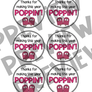 Poppin Summer Gift Tags Poppin End of School Year Popsicle Student Gift ...