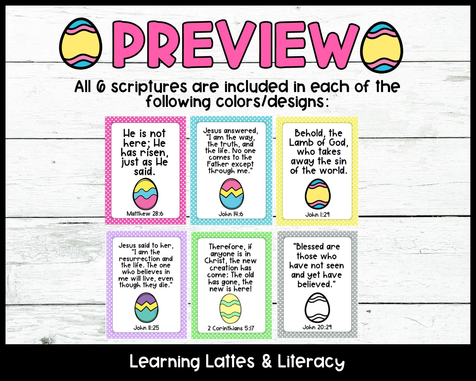 Christian Easter Gift Tags He is Risen Easter Egg Scripture Gift Tags ...