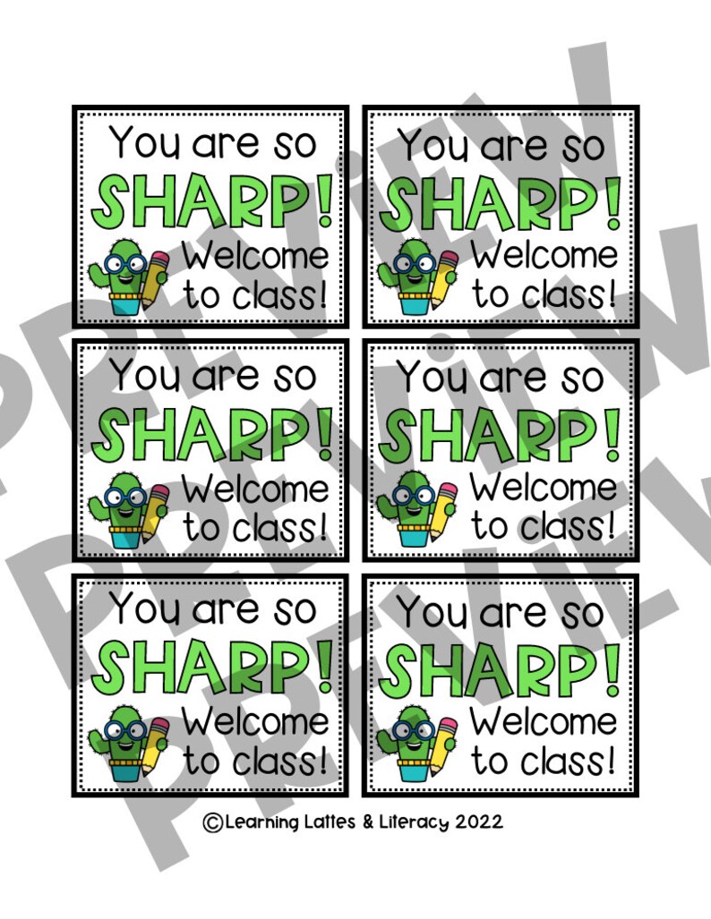 Back to School Student Gift Tags Smart Cookie Smartie Candy - Etsy