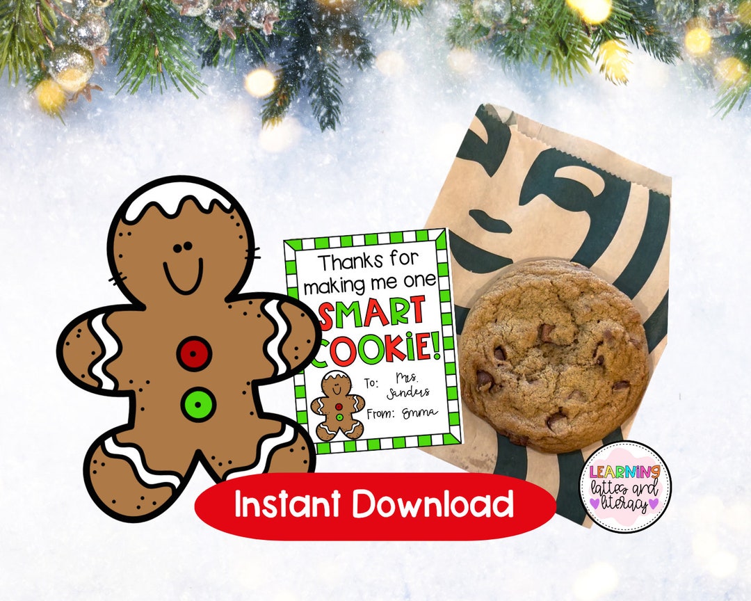 Christmas Cookie Gift Tags for Teachers Bakery Gift Tags One - Etsy