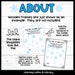 Snowflake Handprint Poem and Craft Template Winter Preschool ...