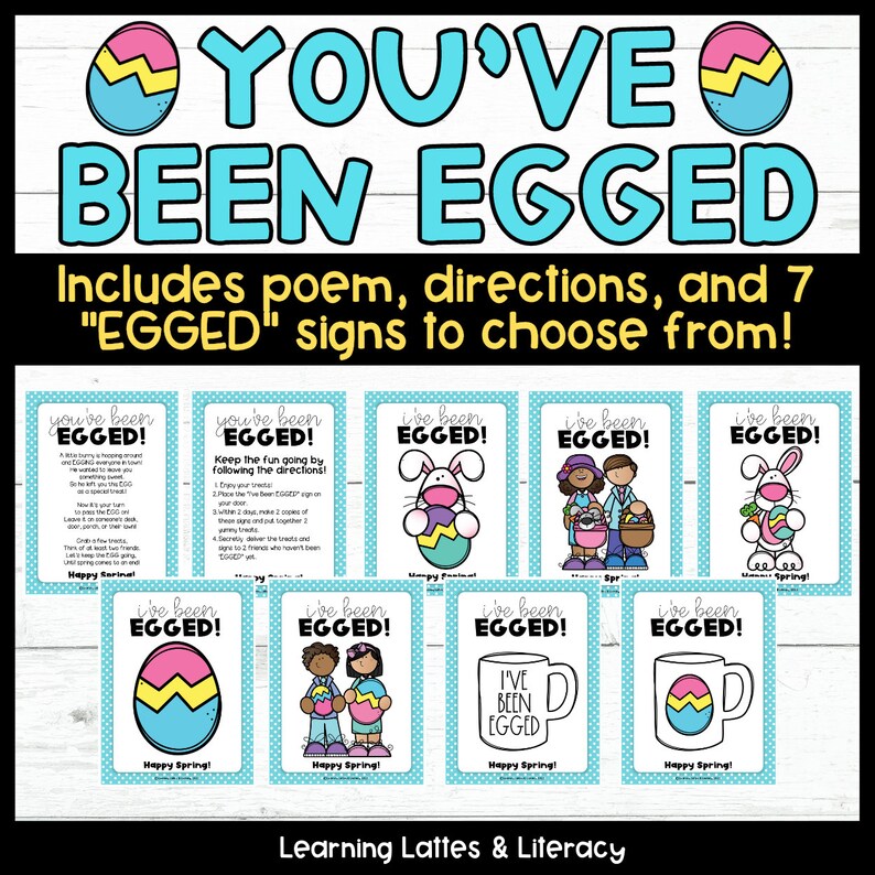 You've Been EGGED Mugged I've Been Egged Easter Egg Staff Morale Fun ...