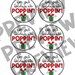 Poppin Christmas Tags Poppin Holidays Pop-it Popcorn Blow Pop Holiday ...