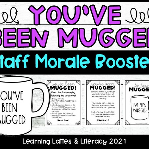 You've Been Mugged Youve Been Mugged Staff Morale - Etsy