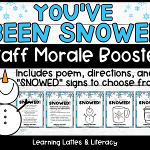 You've Been SNOWED Mugged Winter January Staff Morale Fun - Etsy