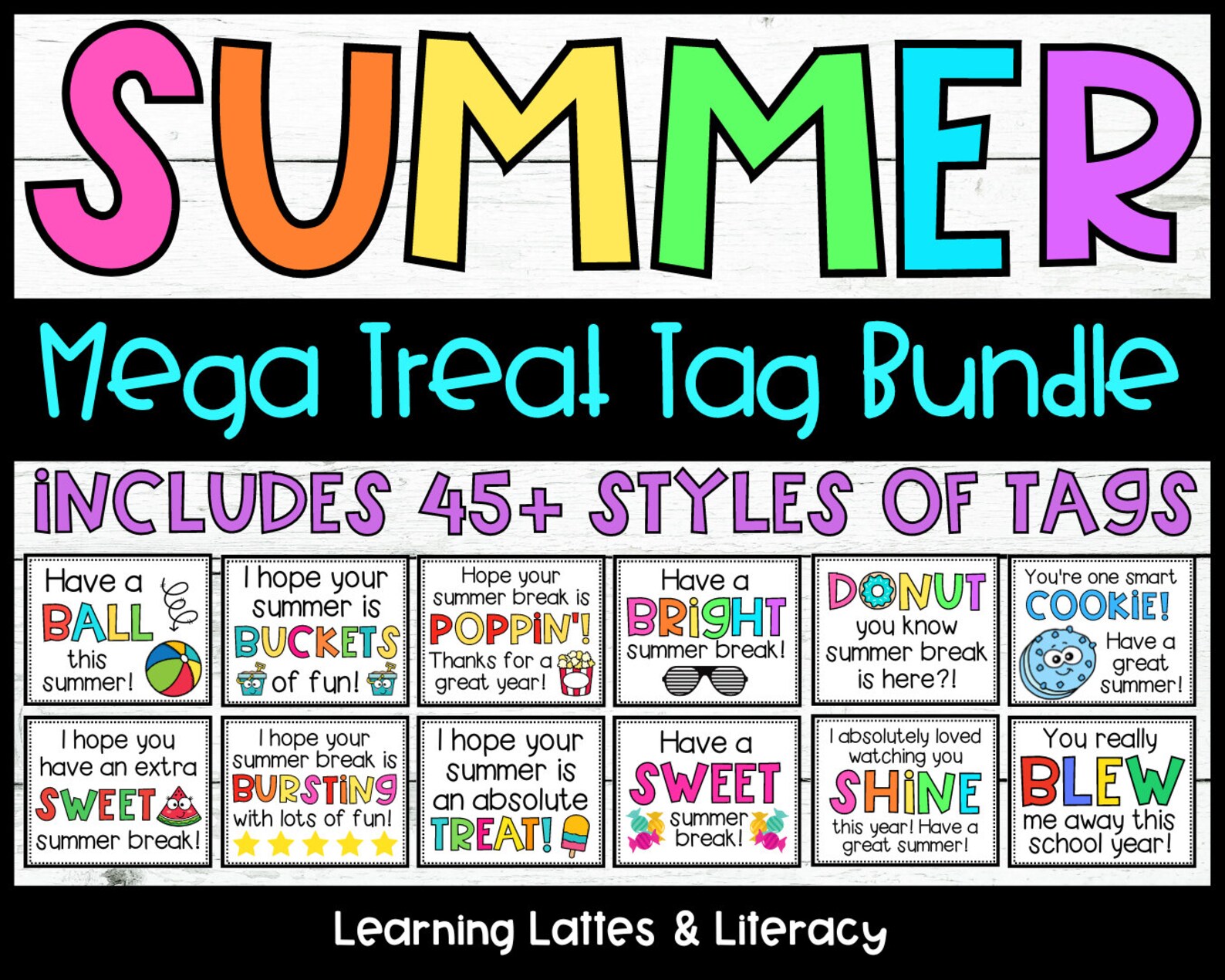 Summer Break Gift Tags Student Summer Treat Tags End of School - Etsy