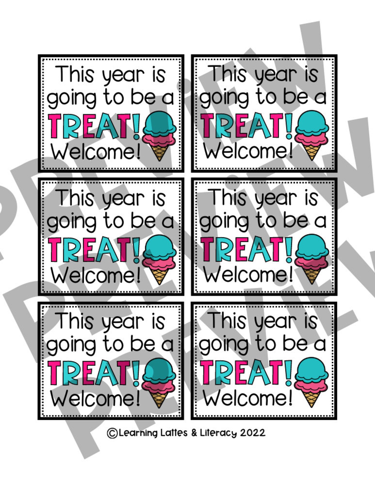 Back to School Student Gift Tags Smart Cookie Smartie Candy - Etsy