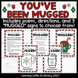 You've Been MUGGED Holiday December Staff Morale Fun Coworker DIY Gift ...