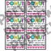Valentines Day Gift Tags Donut Treat Tags Student Valentine Tags ...