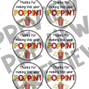 Poppin Summer Gift Tags Poppin End of School Year Popsicle Student Gift ...