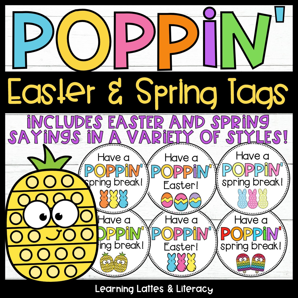 Poppin Easter Tags Poppin Spring Break Pop-it Popcorn Blow Pop Easter ...