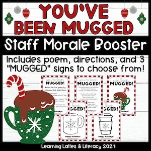You've Been MUGGED Holiday December Staff Morale Fun - Etsy UK
