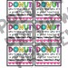 Valentines Day Gift Tags Donut Treat Tags Student Valentine Tags ...