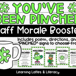 You've Been PINCHED Mugged Spring St. Patrick's Day March Staff Morale ...