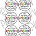 Smartie Gift Tags for Students Fun Back to School Welcome Smarty Grades ...