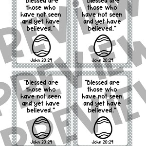 Christian Easter Gift Tags | He is Risen Easter Egg Scripture Gift Tags ...