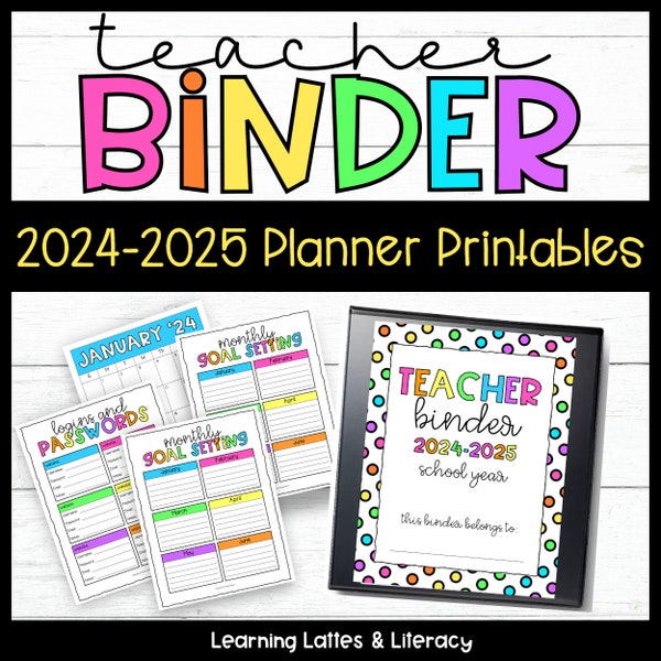 Teacher Planner - Etsy