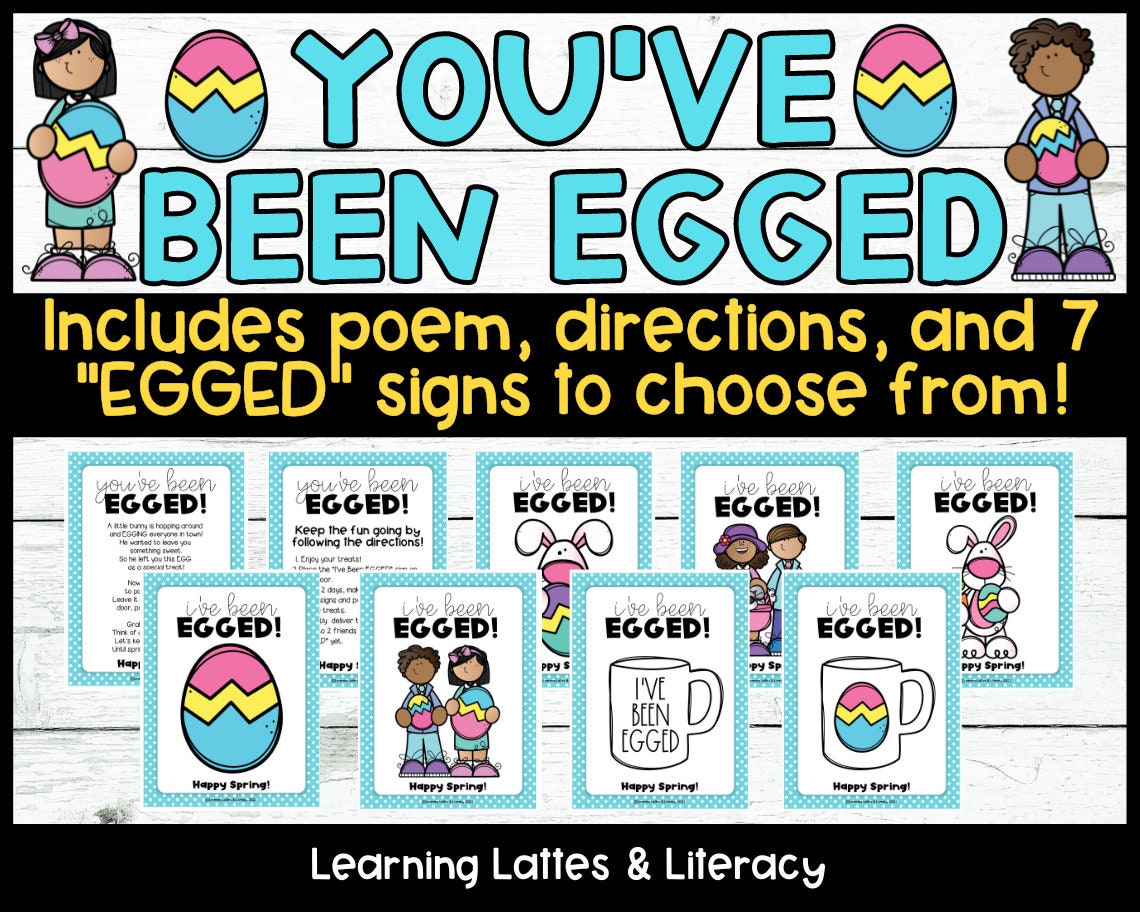 You've Been EGGED Mugged I've Been Egged Easter Egg | Etsy