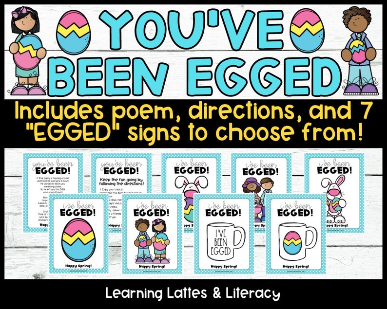 You've Been EGGED Mugged I've Been Egged Easter Egg | Etsy