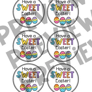 Sweet Easter Tags Sweet Spring Break | Candy Easter Treat Peep Student ...