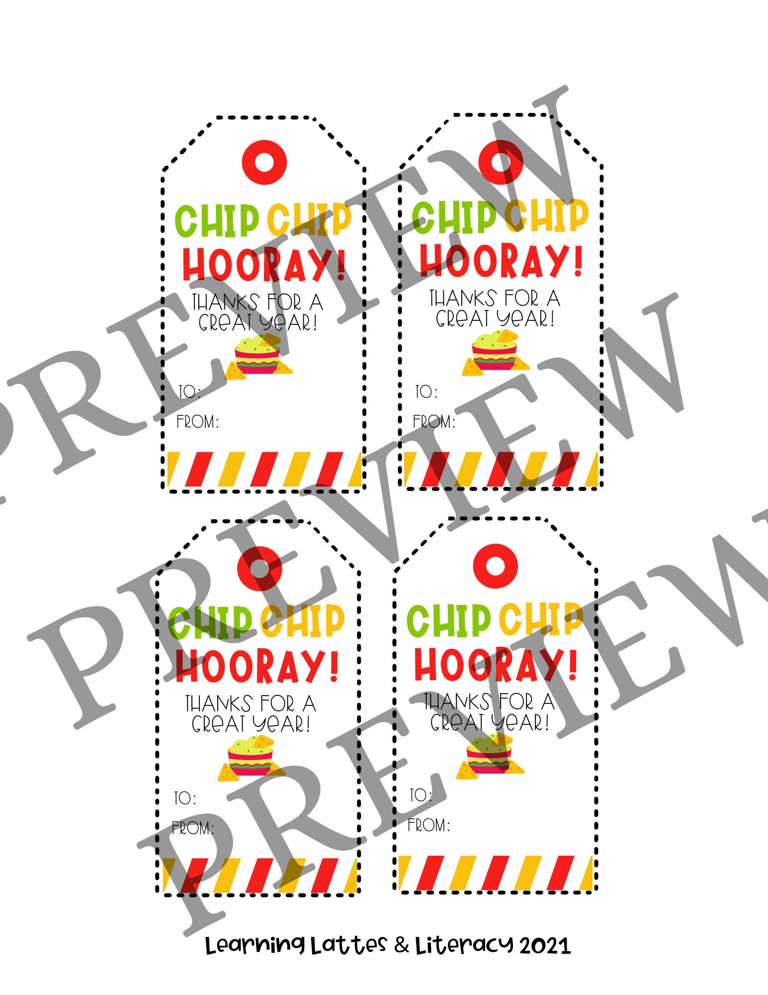 Teacher Appreciation Taco Gift Tags End of School Taco Bout A - Etsy