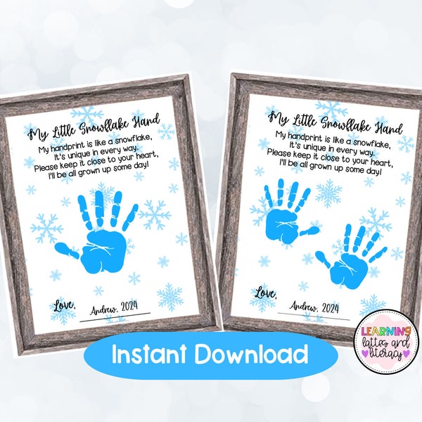 Snowflake Poem - Etsy