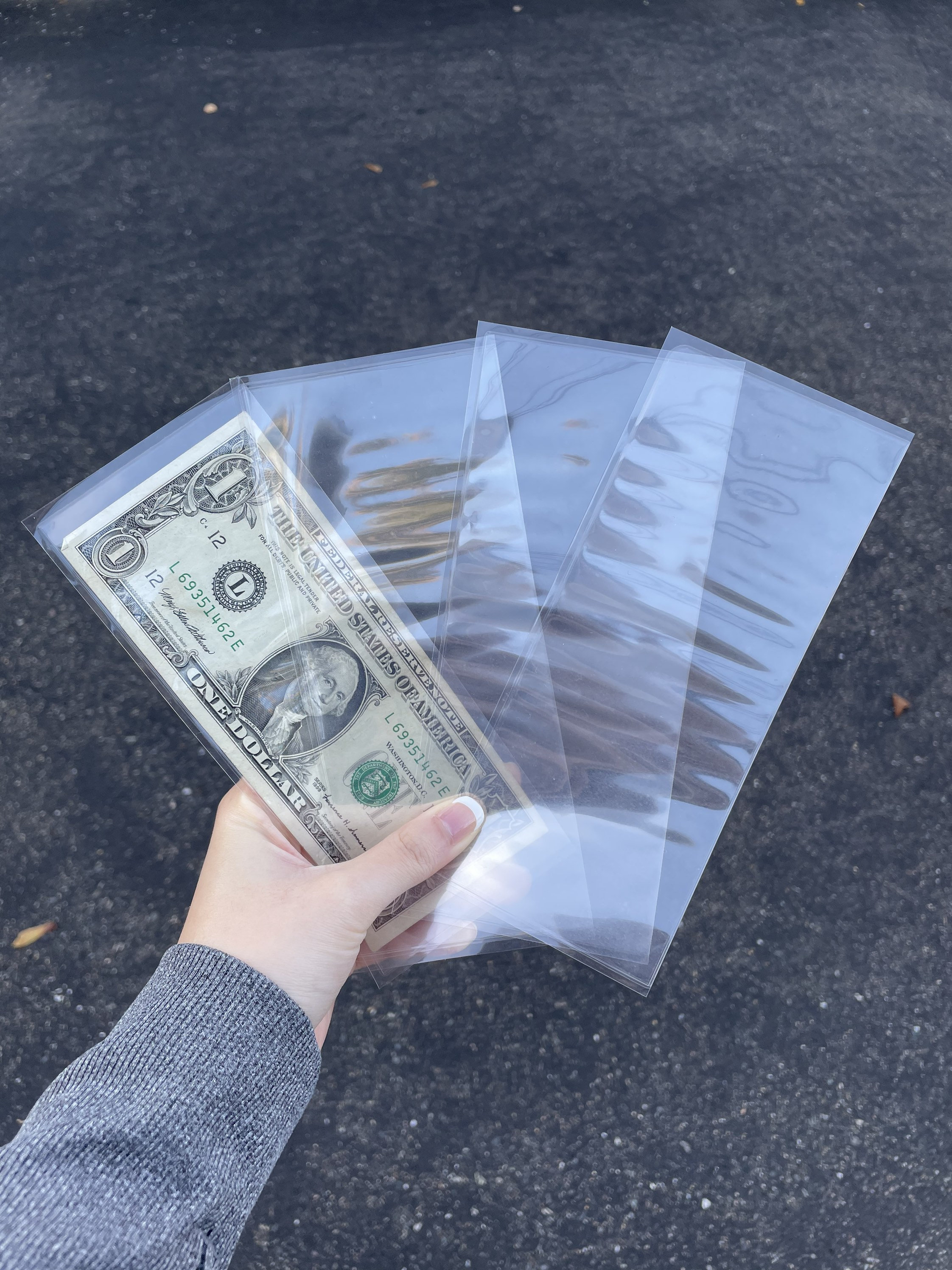 Clear Laminated Cash Envelopes - Etsy