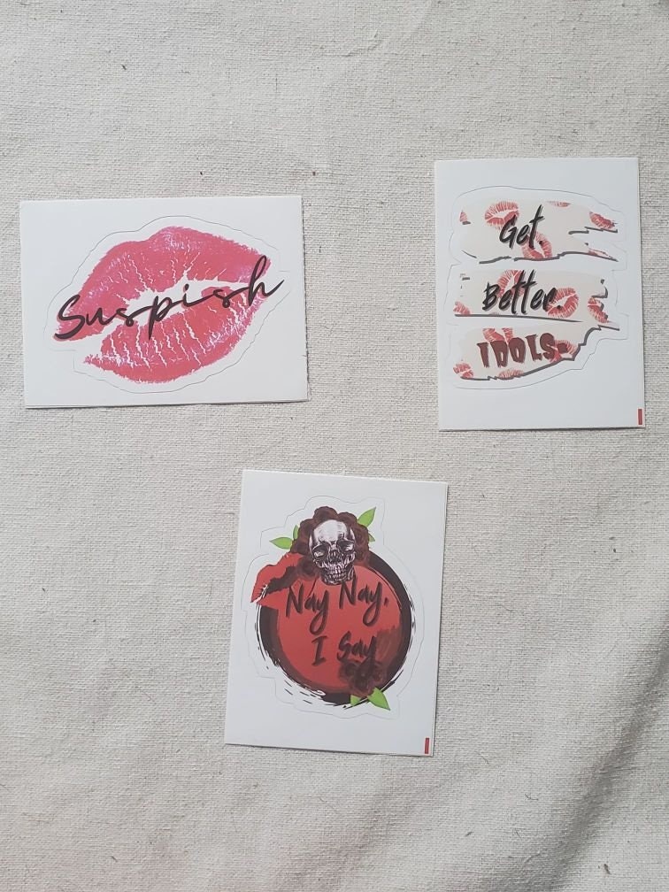 Bailey Sarian Fan Sticker Pack - Etsy
