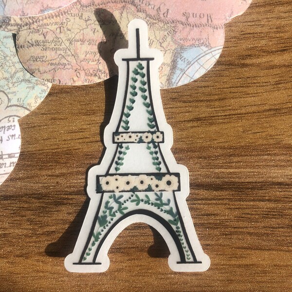 Eiffel Tower Sticker - Etsy