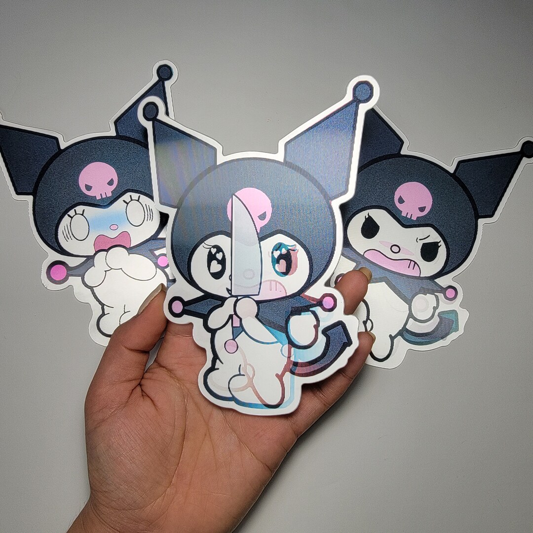 Anime 3D Motion Sticker/decal Cartoon Peeker Stickers - Etsy