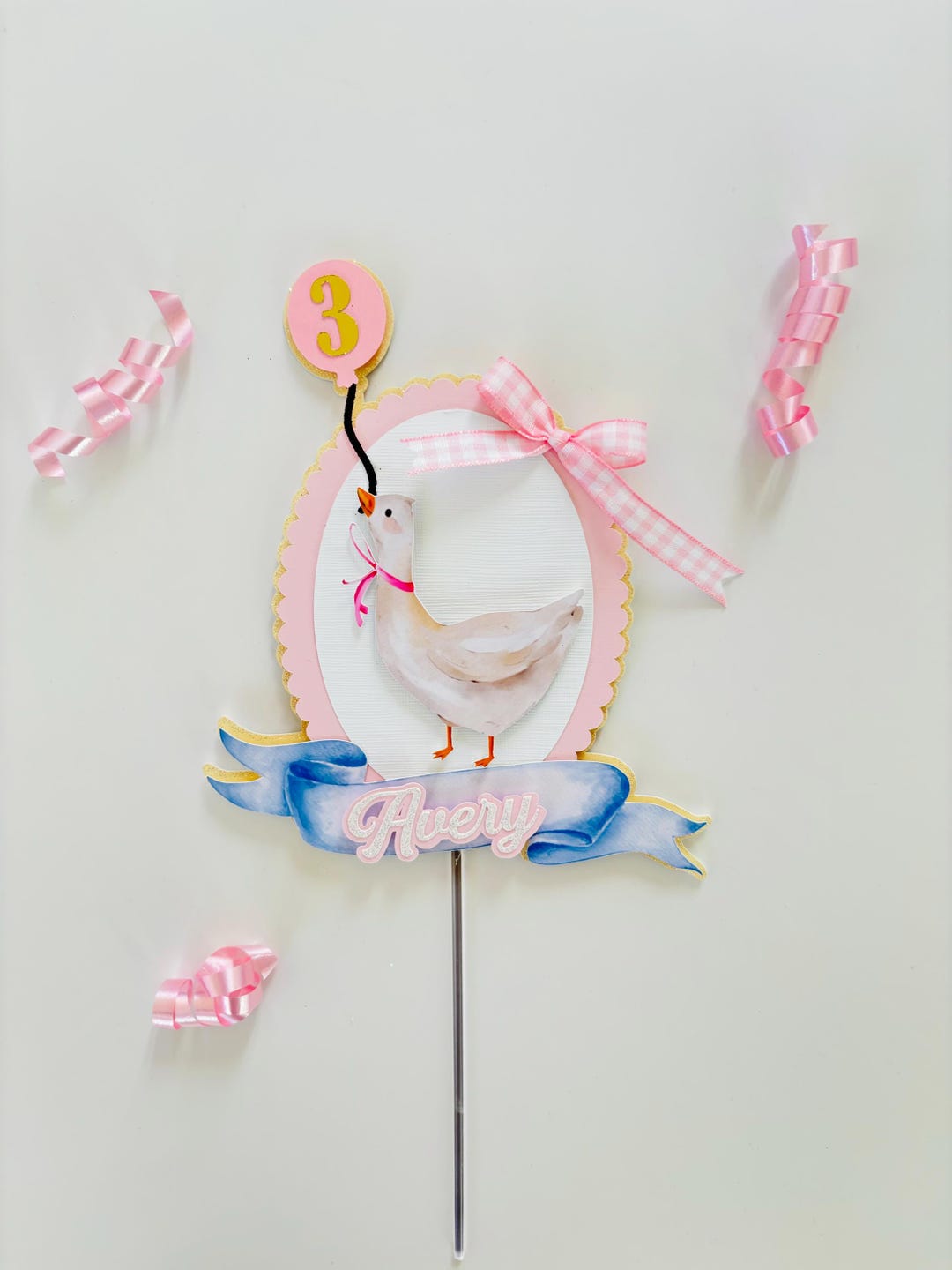 Silly Goose Cake Topper | Goose Cake Topper | One Silly Goose Cake ...