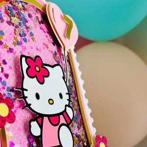 Pink Kitty Cake Shaker Cake Topper | Pink Kitty Cake Topper | Kawaii ...