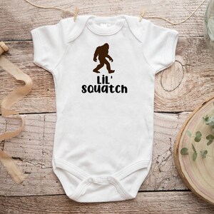 Lil Squatch Sasquatch Baby Bigfoot Baby Bigfoot Onesie | Etsy