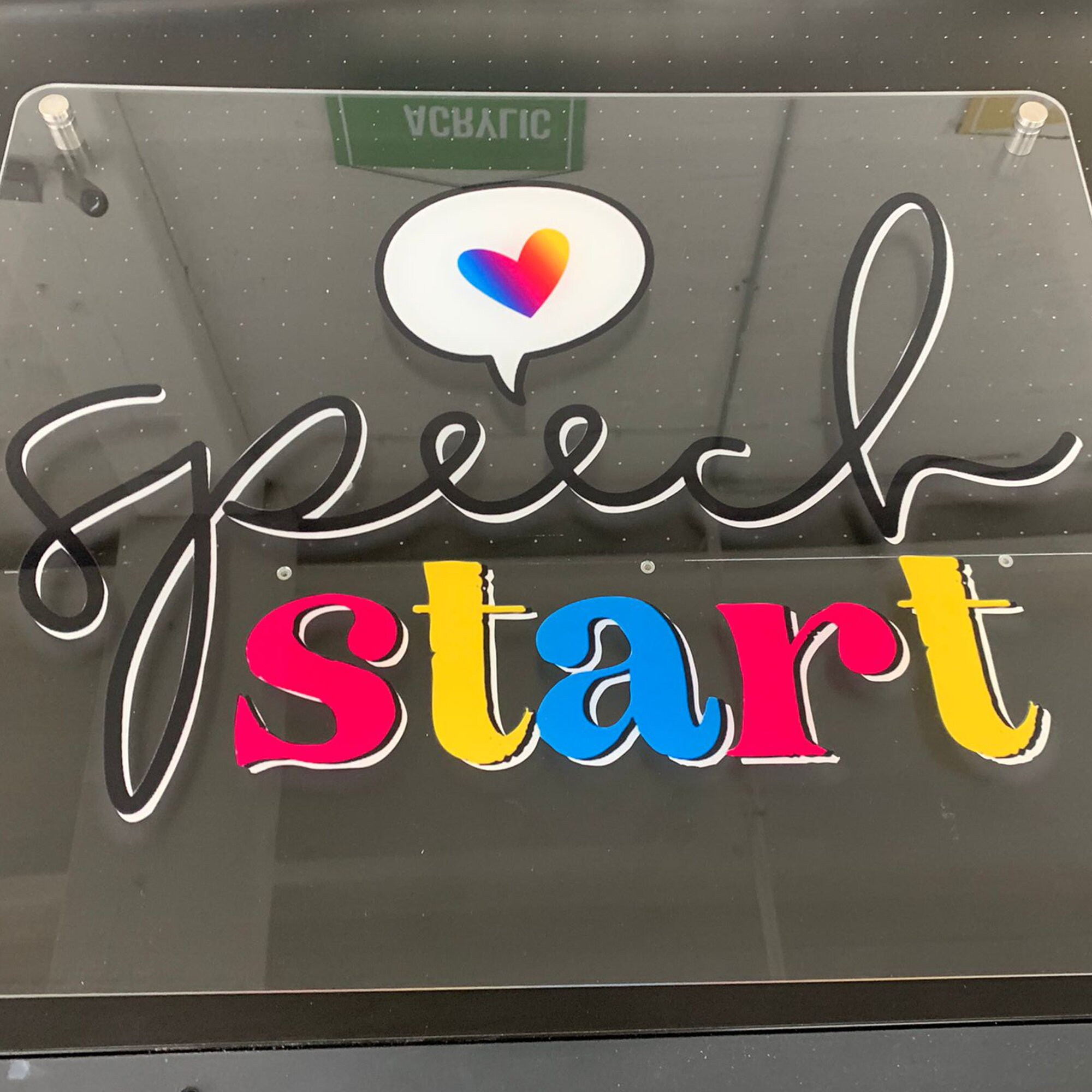 Custom Acrylic Sign Custom Acrylic Logo Custom Lobby Sign | Etsy