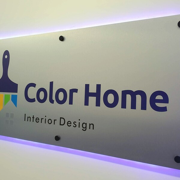 Backlit Aluminum Sign - Etsy