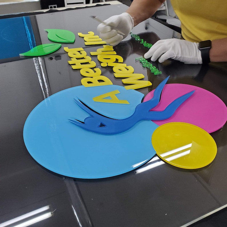 Custom 3D Sign Acrylic 3D Logo Large Acrylic Dimensional - Etsy Canada