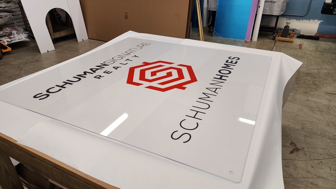 Custom Acrylic Business Logo Sign Custom Acrylic Office Logo Signs ...