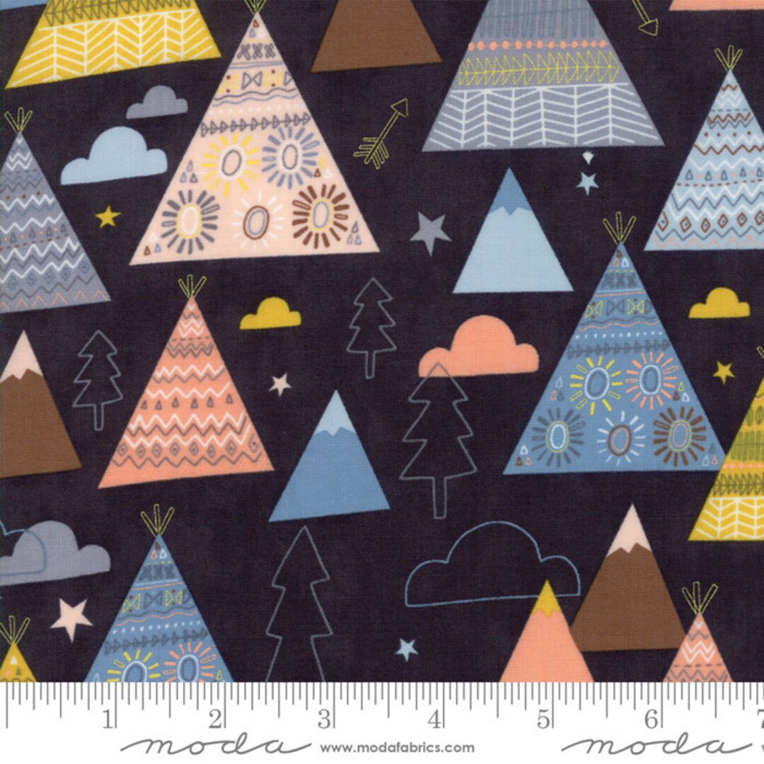Wild and Free Quilt Fabric Moda Fabrics. Continuous Cuts. Kids Quilt ...