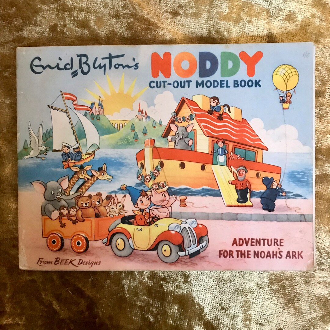 Very Rare 1950s Vintage Enid Blyton Noddy Cut Out Book - Etsy