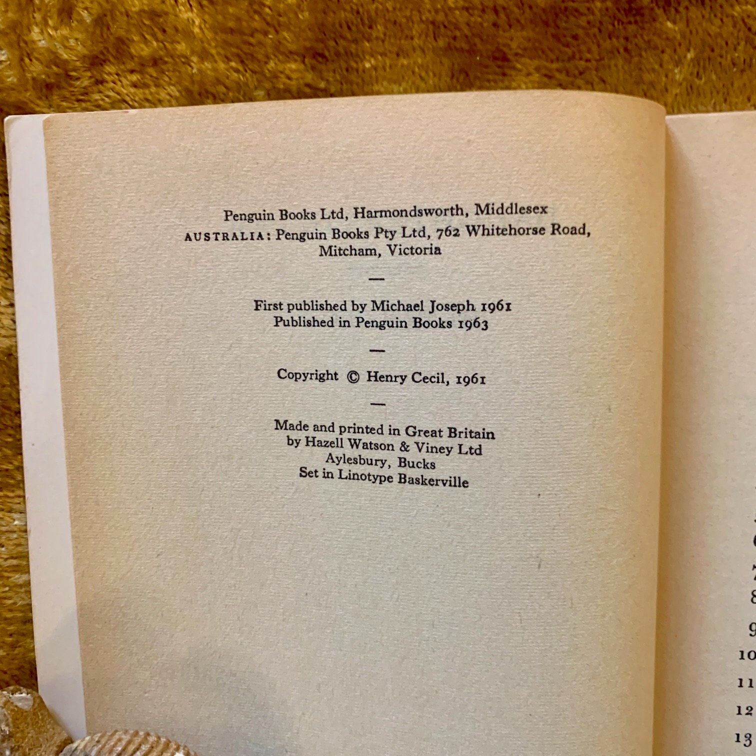 First Penguin Edition - Daughters in Law by Henry Cecil - a Vintage ...