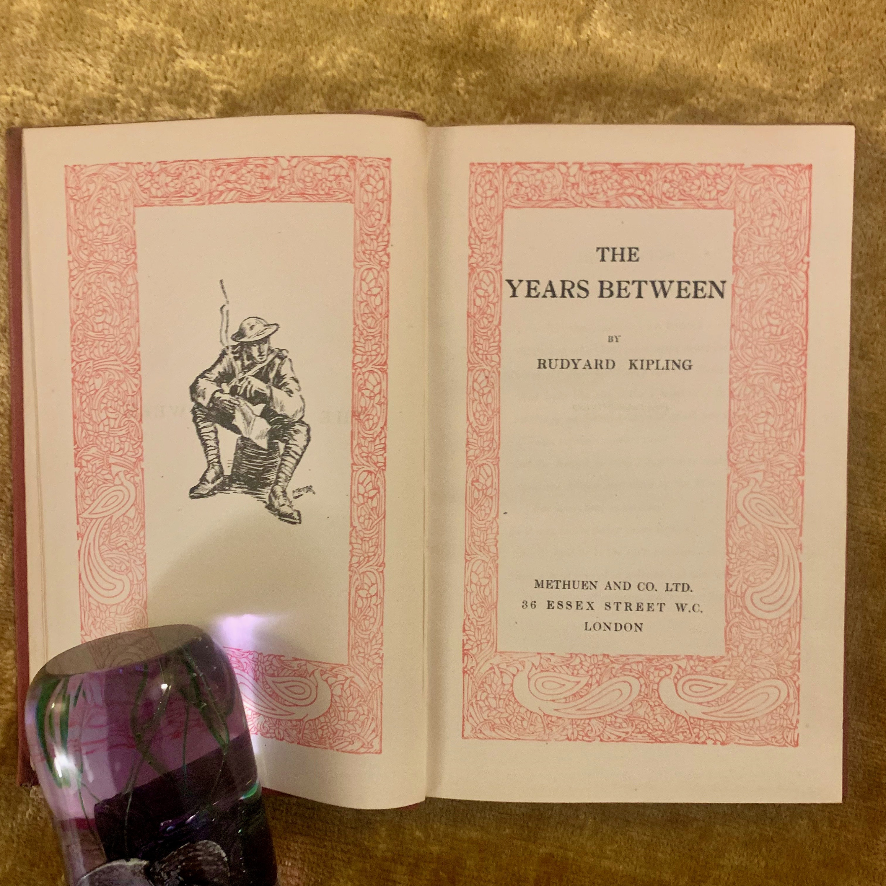 Rudyard Kipling the Years Between, First Edition 1919 Antique Pocket ...