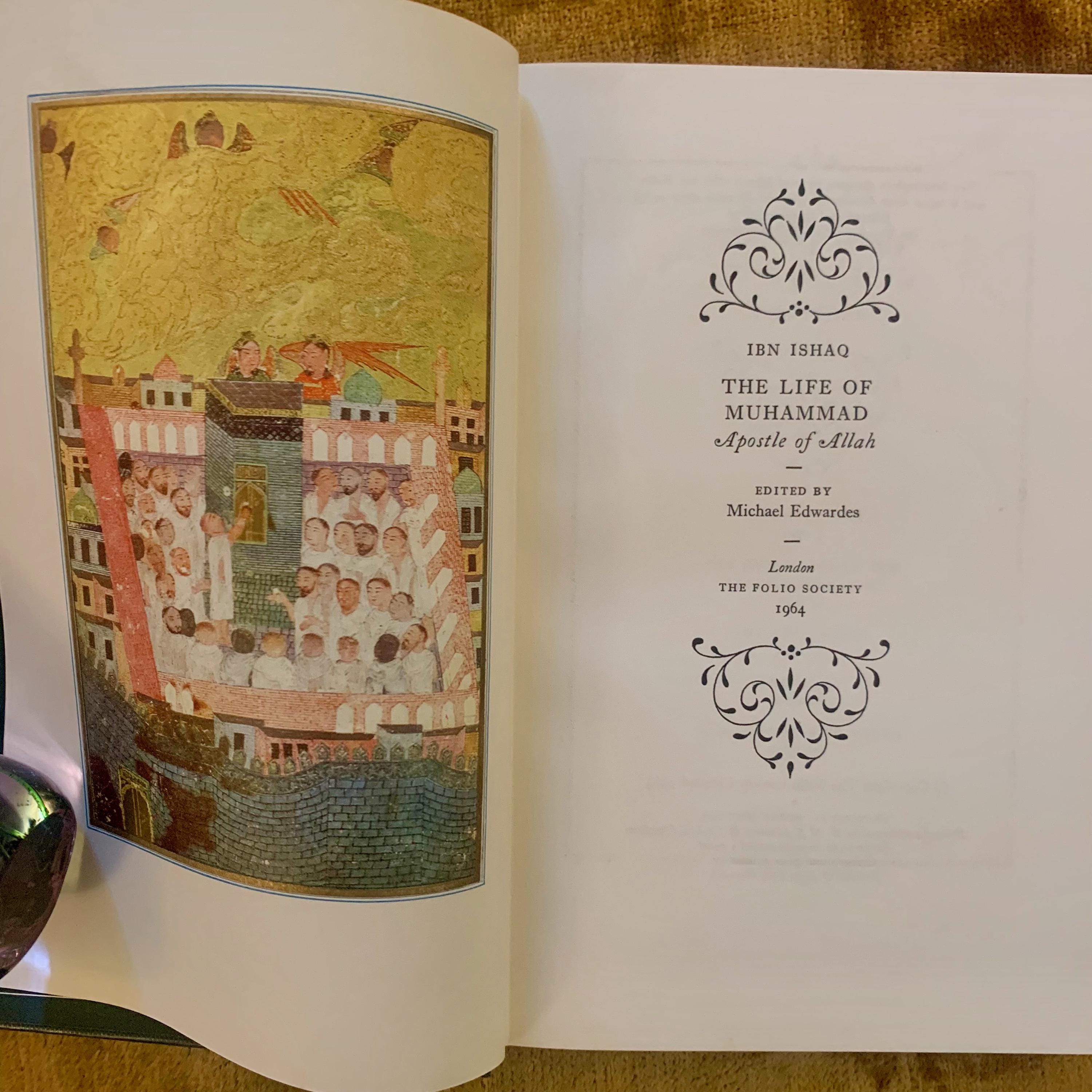 The Life of Muhammad Apostle of Allah by Ibn Ishaq a Vintage Folio ...
