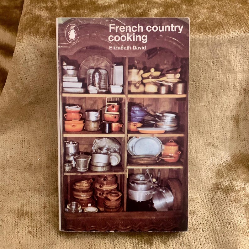 French Country Cookery by Elizabeth David, Classic Vintage Penguin ...